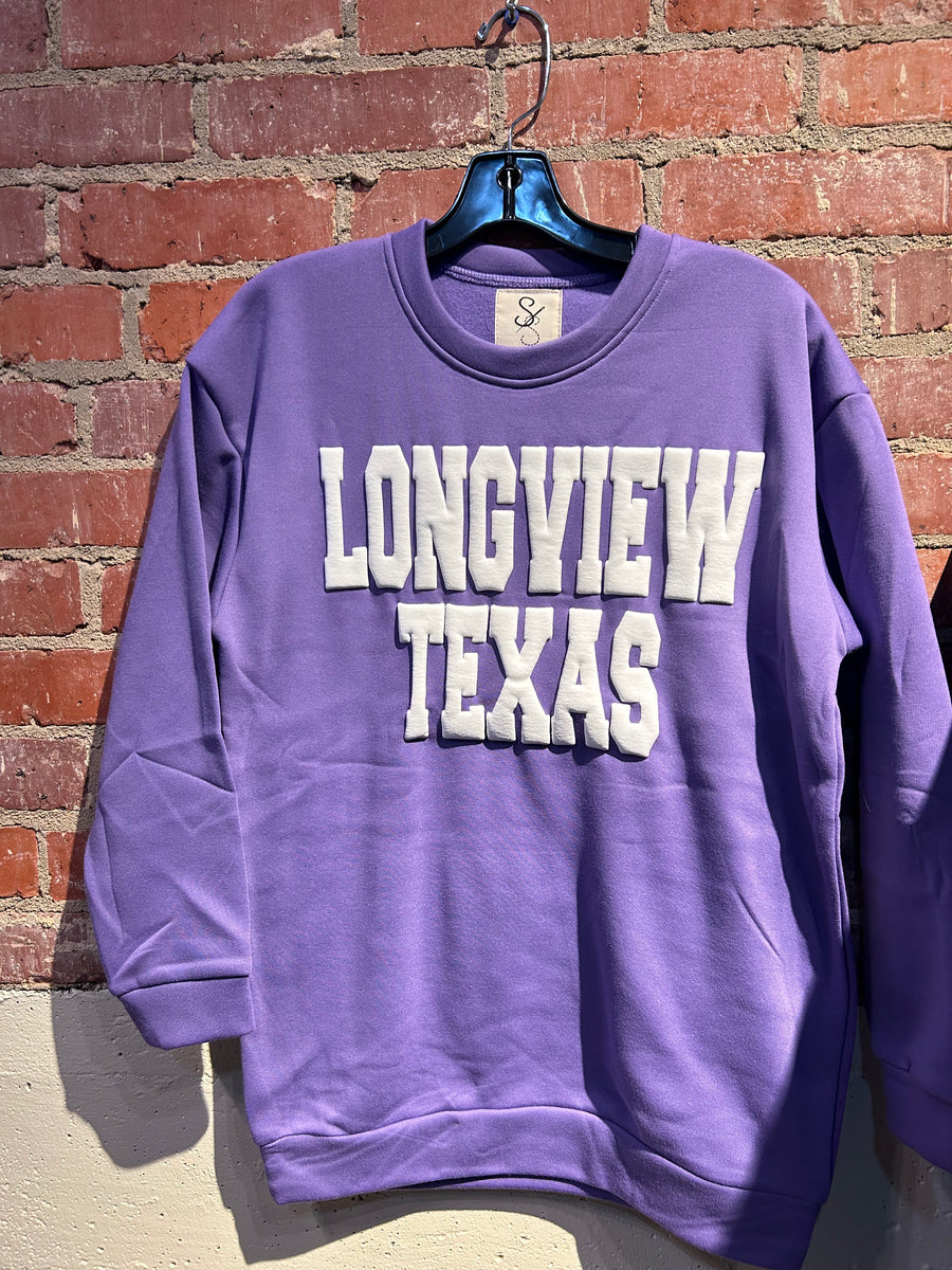 Big Puff Letter Sweatshirt – Visit Longview Marketplace