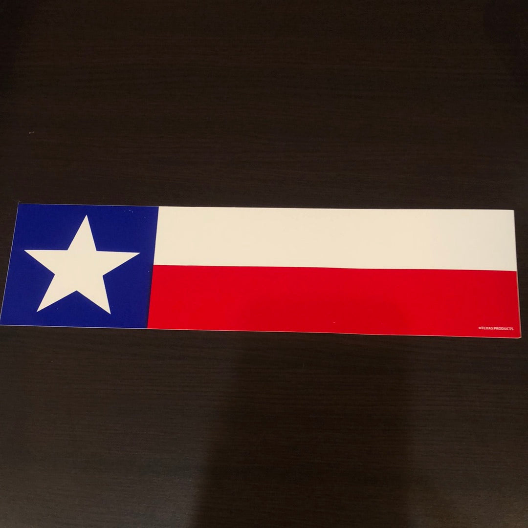 Texas Flag Bumper Sticker – Visit Longview Marketplace